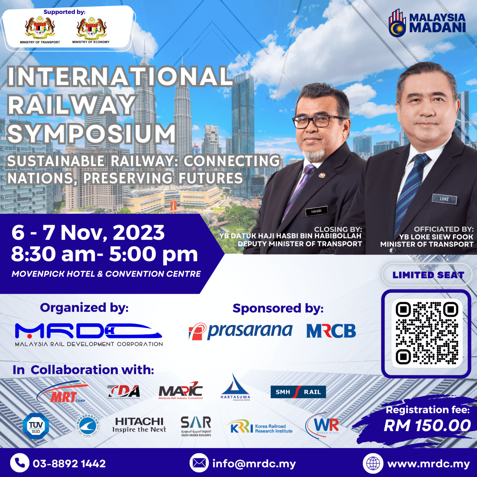 International Railway Symposium. Sustainable Railway: Connecting ...