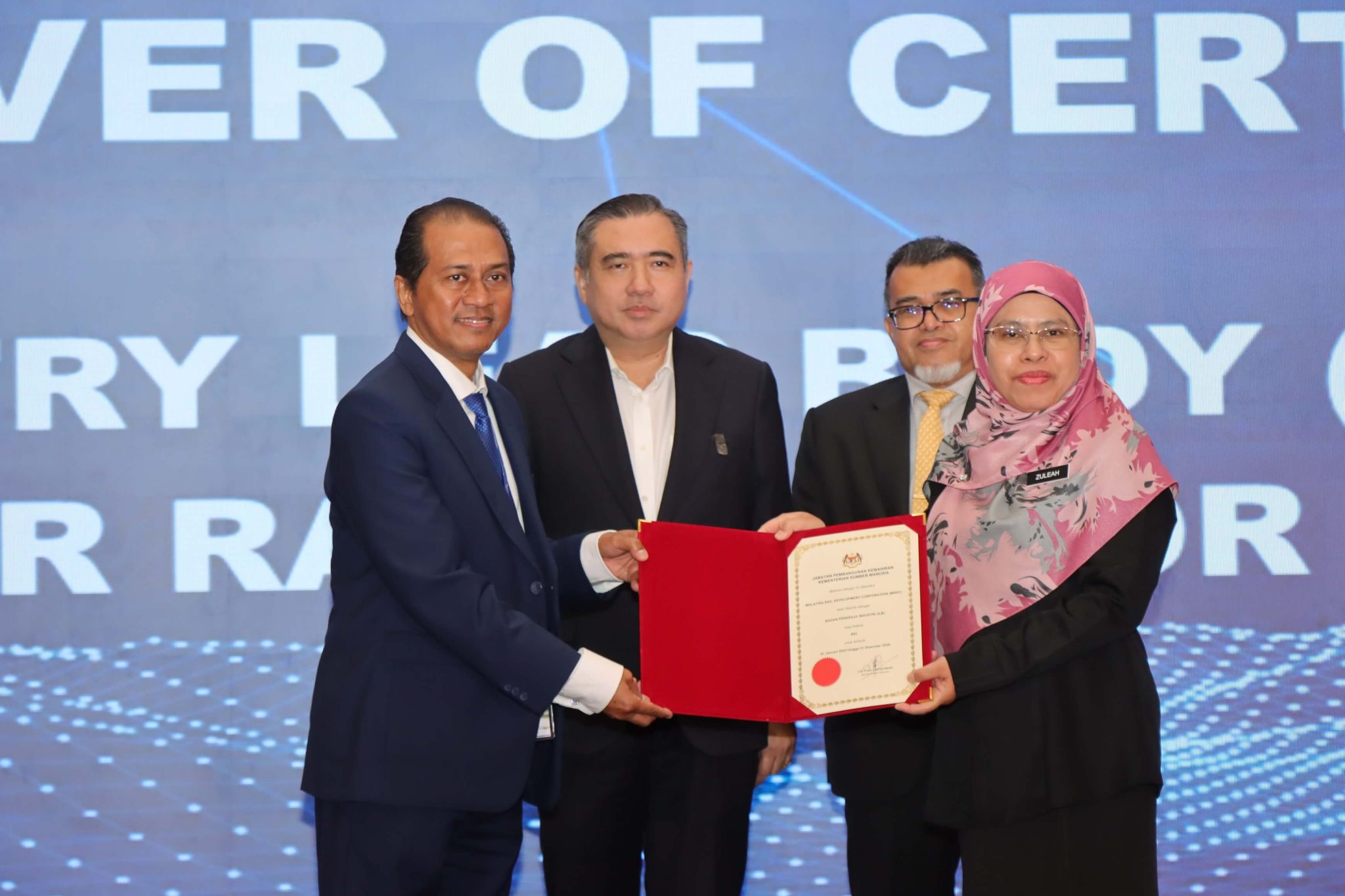 Announcement | Malaysia Rail Development Corporation (MRDC)